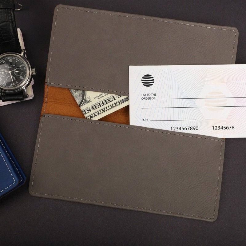 Genuine Leather Checkbook Wallet | Wholesale from Bagsplaza Herder Leather